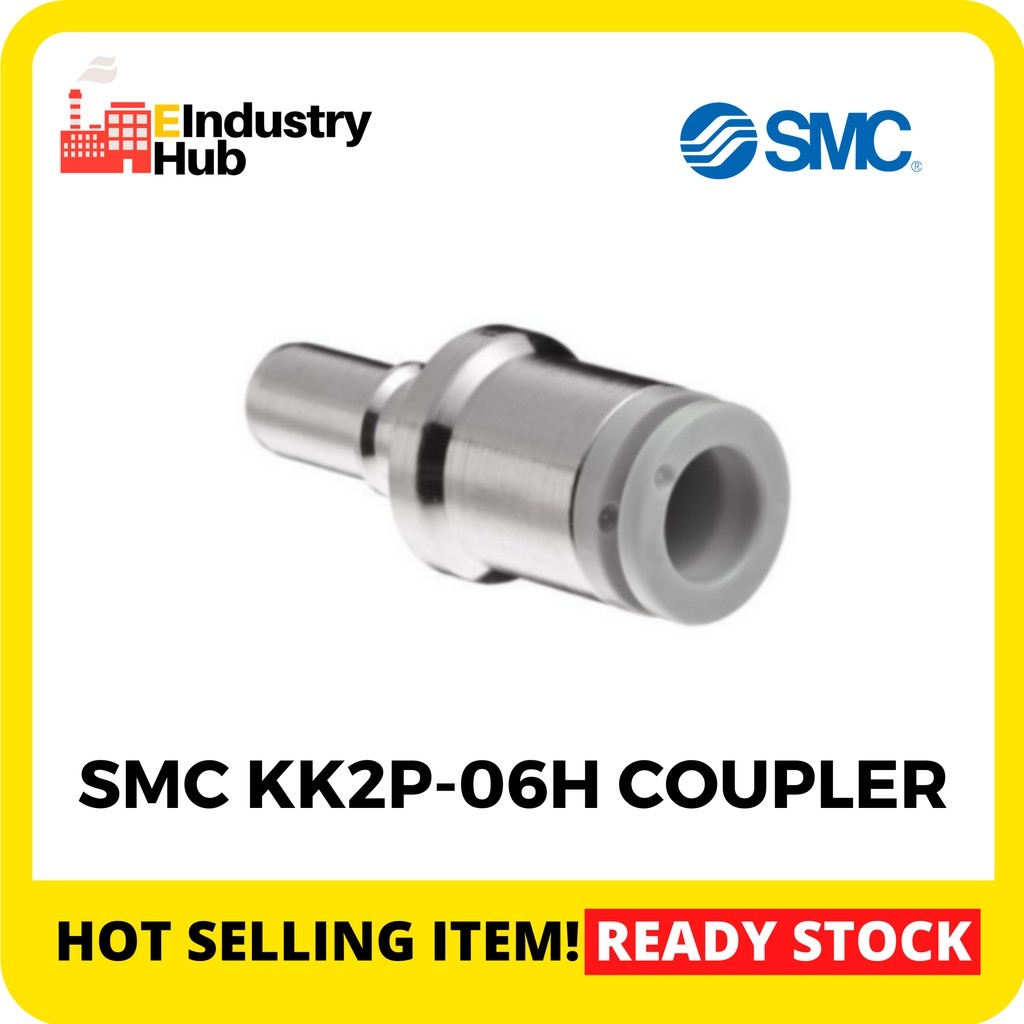 SMC KK2P-06H Copper Alloy Coupler Pneumatic Air Compressor Hose Quick ...