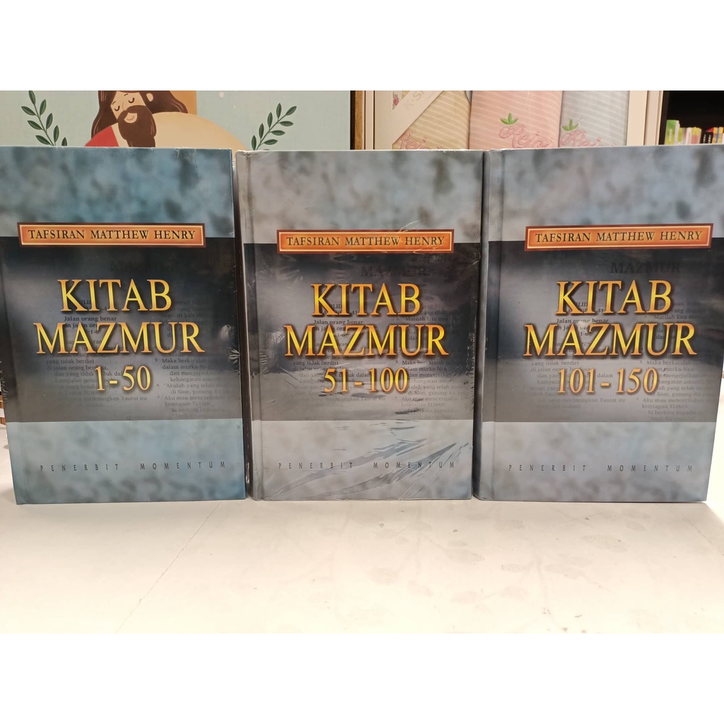 Buku Tafsiran Matthew Henry: Kitab Mazmur (1-50)(51-100)(101-150 ...