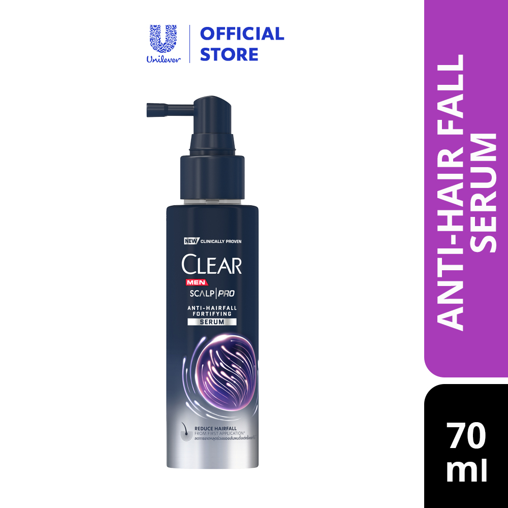 Clear Men Scalp Pro Serum Anti Hair Fall (70ml) | Shopee Malaysia