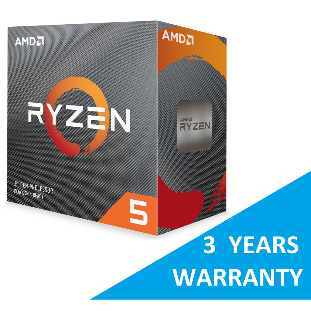 AMD RYZEN 5 3600 6 Core / 12 Thread 3.6Ghz Processor | Included with Wraith Stealth Cooler | 100 ...