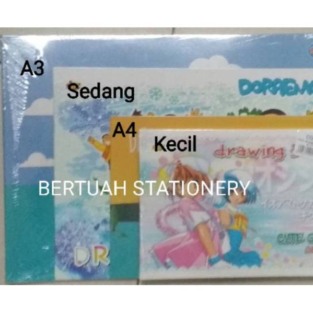 Drawing BOOK LARGE MEDIUM SMALL DRAWING BOOK MINI A3 A4 | Shopee Malaysia