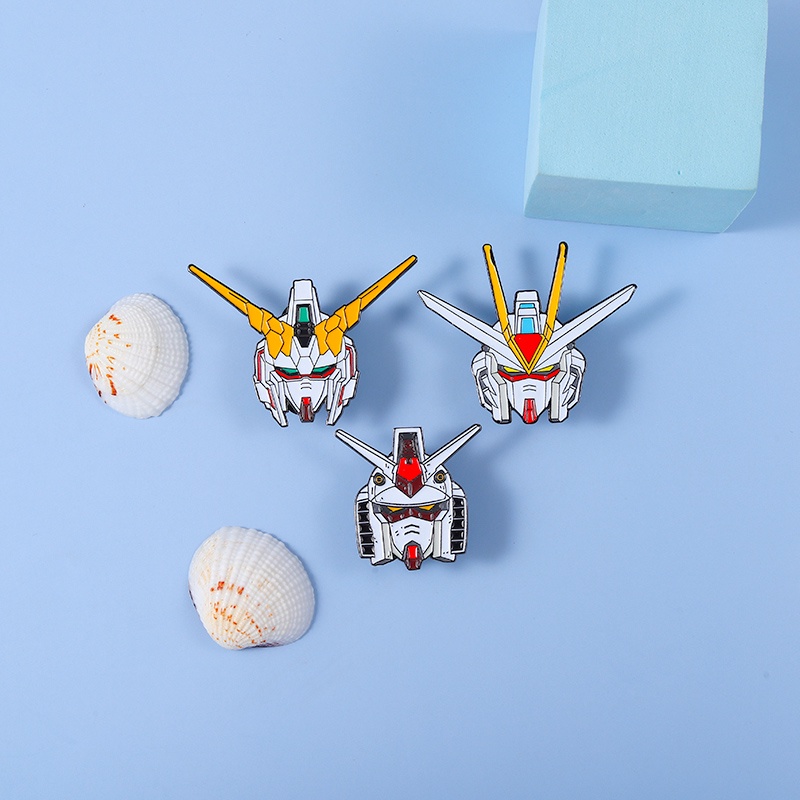 Mobile Suit Gundam Enamel Pins EVE Kadokawa Comics A Sci-Fi Animation Tobia Arronax Brooches ...