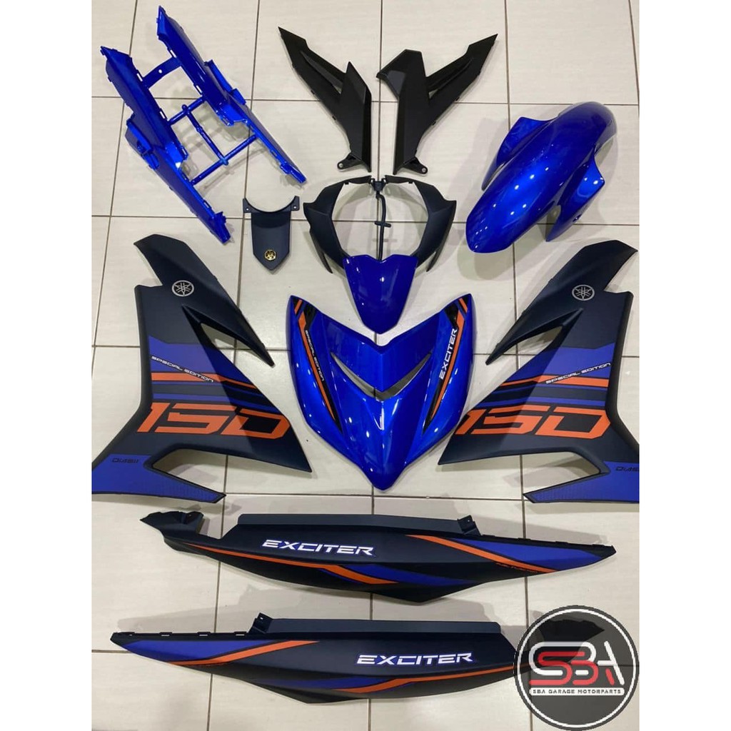 YAMAHA COVERSET Y15 YSUKU Y15ZR V1 V2 EXCITER BIRU 2021 NEW DESIGN ...