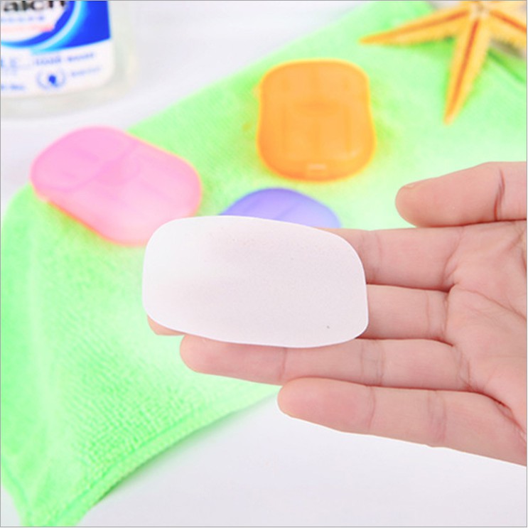 Ndb. 20 Pieces/Box Paper Soap Sabun Kertas Hand Wash Portable Hand ...