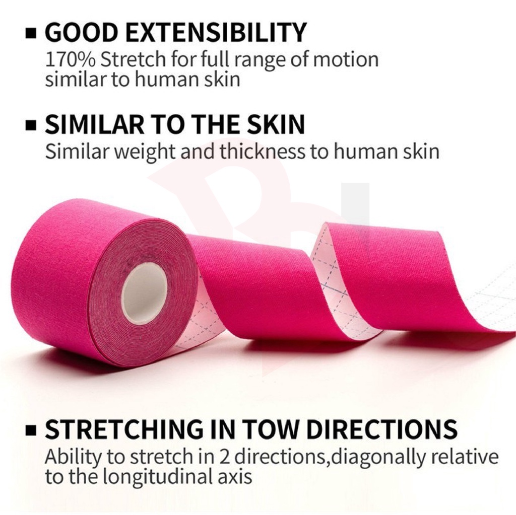 Kinesiology Sport Elastic Tape Physio Strapping Muscle Tape Pain Care ...