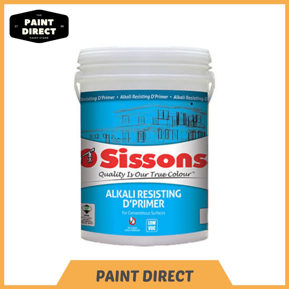 5Litre Sissons Paint D' Primer 5L (Interior & Exterior Wall Sealer) Cat ...