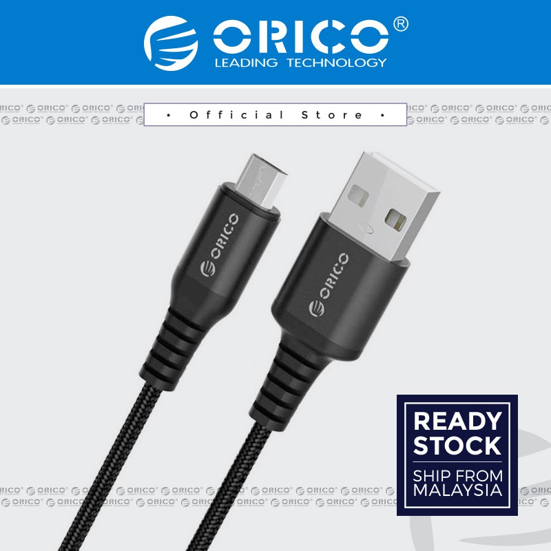 ORICO MTK-10 Aramid Fiber Braided Type A to Micro Charge & Sync Cable ...