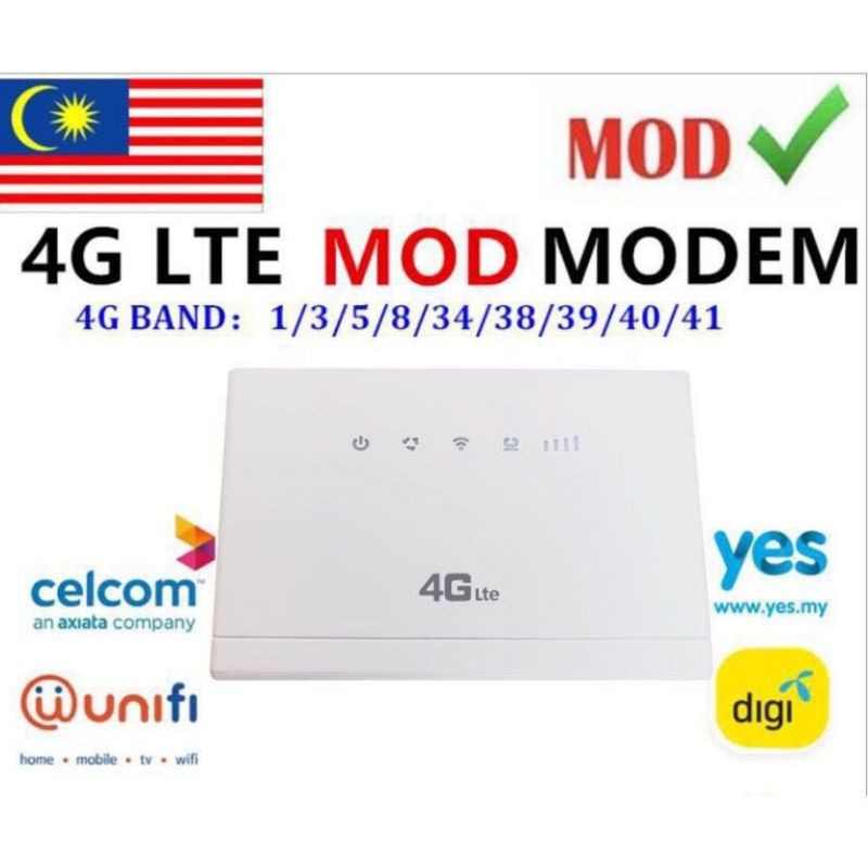 [Modify & Ready Stock] CP108 4G Home LTE Wireless Router Modem (Full ...