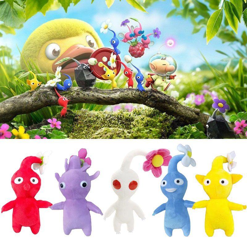 Game Collectible Pikmin Plush Toy 15cm Premium Soft Stuffed Doll For ...