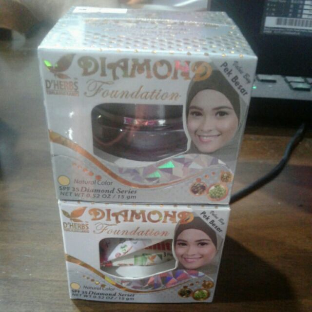 Foundation diamond (Dherbs) | Shopee Malaysia