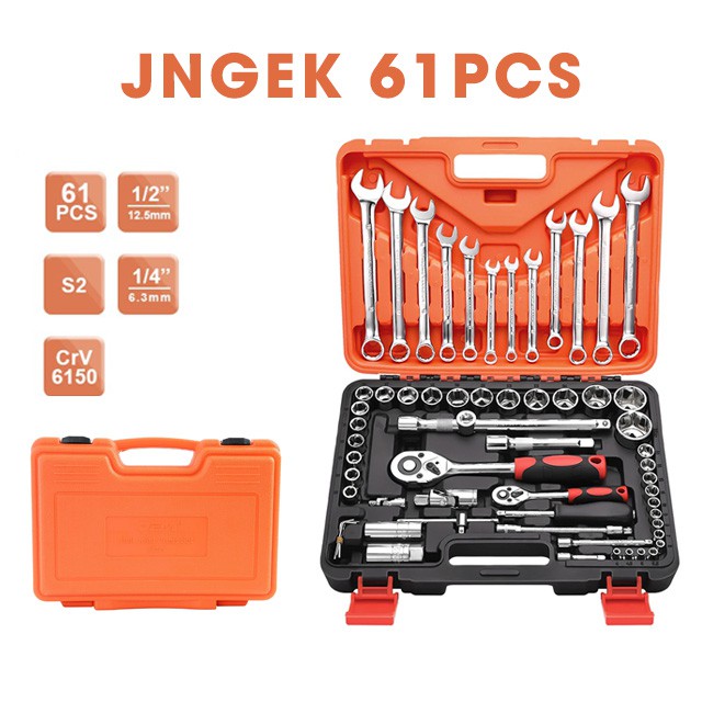 Ready Stock (Heavy Duty) CR-V 82pcs Combination Socket Wrench Set ...