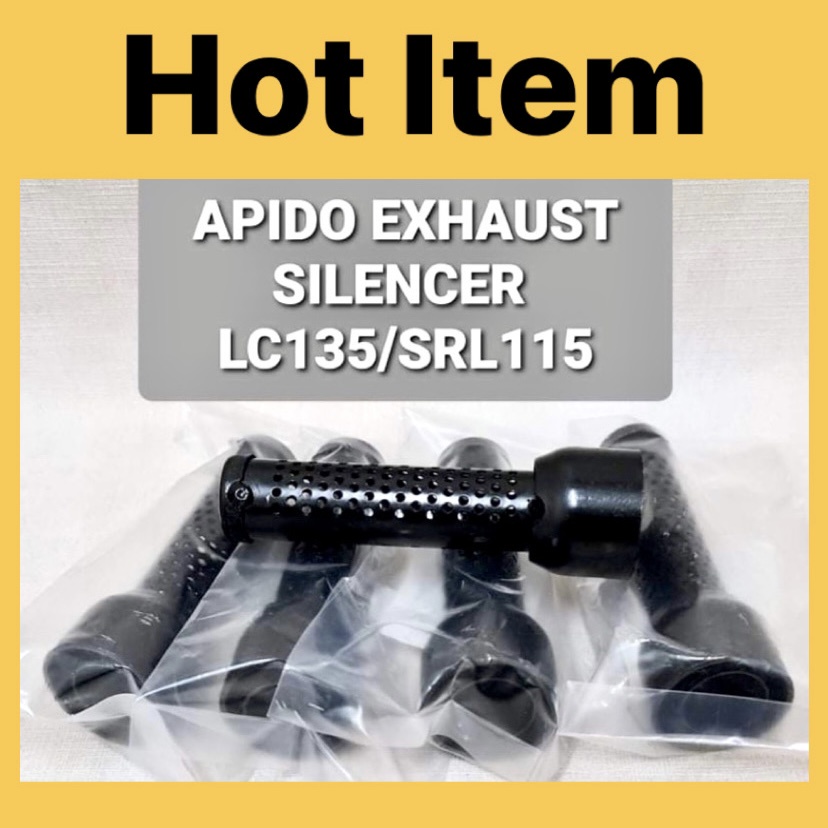 APIDO EXHAUST SILENCER YAMAHA LC135 135LC SRL115 LAGENDA115 FI FUEL ...