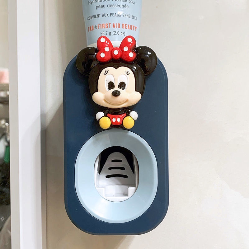 Kids Toothpaste Dispenser W/Toothbrush Auto Toothpaste Dispenser Holder ...