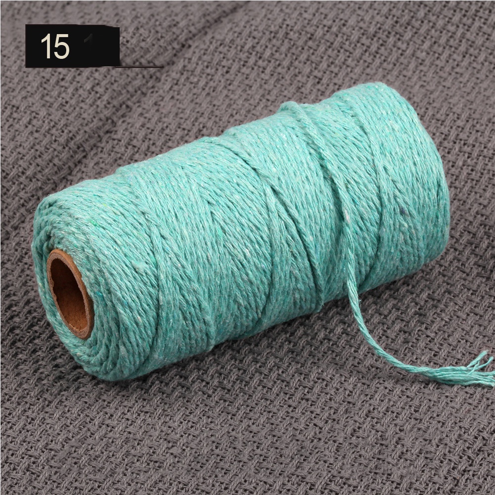 100m Long/100Yard Pure Cotton Twisted Cord Rope Artisan String Crafts ...