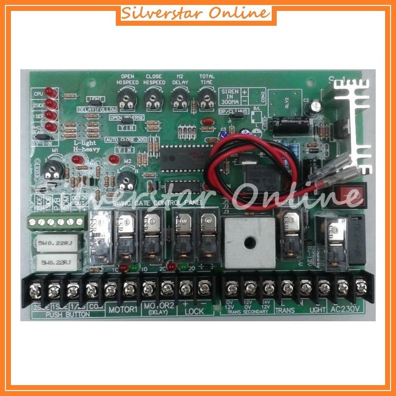 S1 Autogate Swing Arm Control Board PCB Panel Automatic Gate Auto ...