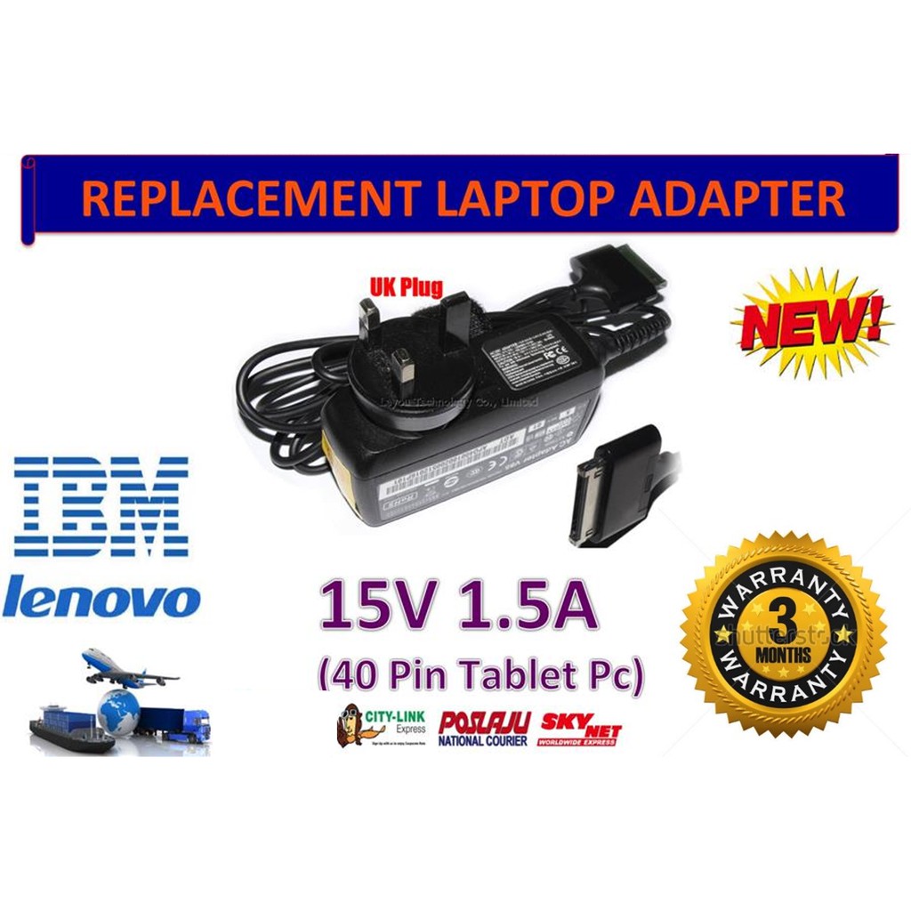 Laptop Adapter For Lenovo Ibm Series 1 5v 5a 40 Pin Tablet Pc