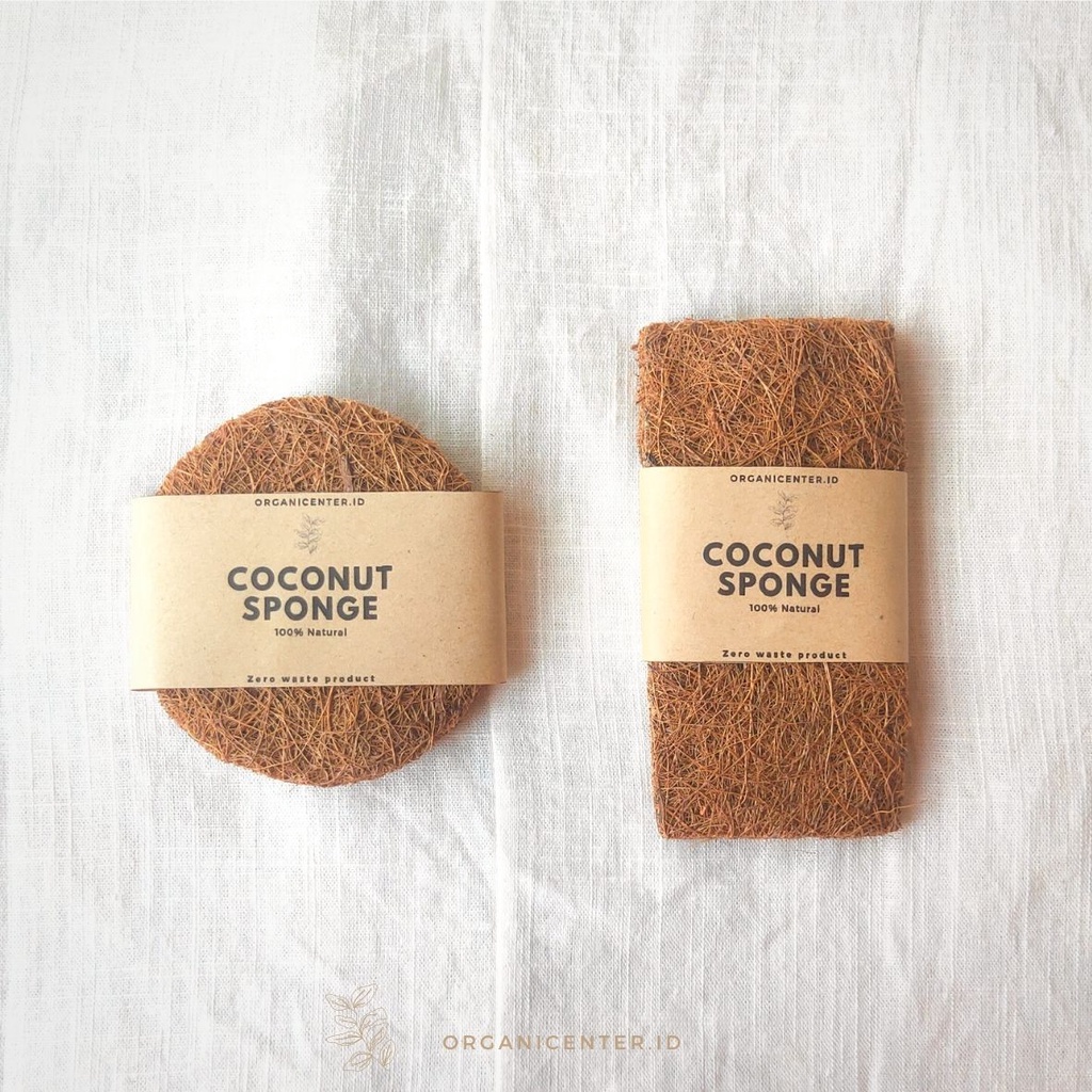 Coconut Sponge Natural Dishwashing Natural Coconut Coir Sponge Zero ...