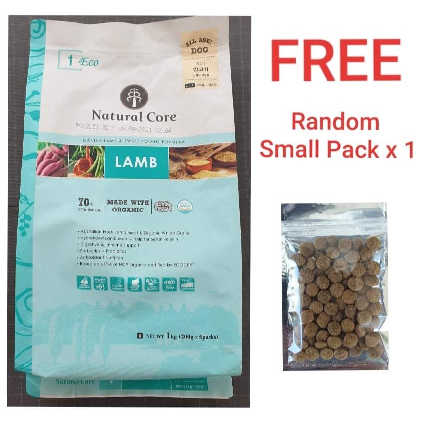 Exp:2025 June / 1kg Natural Core ECO 1 Organic Lamb 7kg | Shopee Malaysia