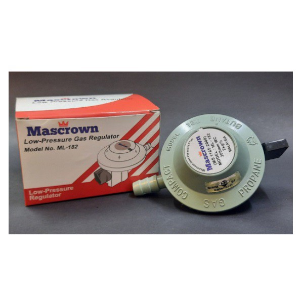 MASCROWN Gas Regulator Low Pressure Gas Cylinder Head/ Kepala Gas ...