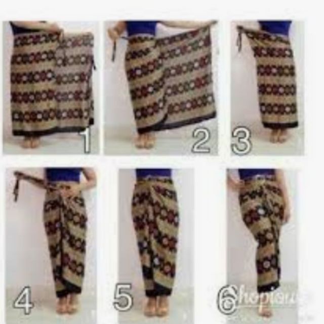 Cara pakai Pario /Rok lilit ...senang dan hasilny sangat cantik ...