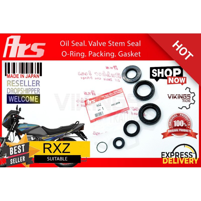 ORIGINAL JAPAN ARS RXZ RXZ135 135 RX-Z YAMAHA OIL SEAL SET FULL ENGINE ...