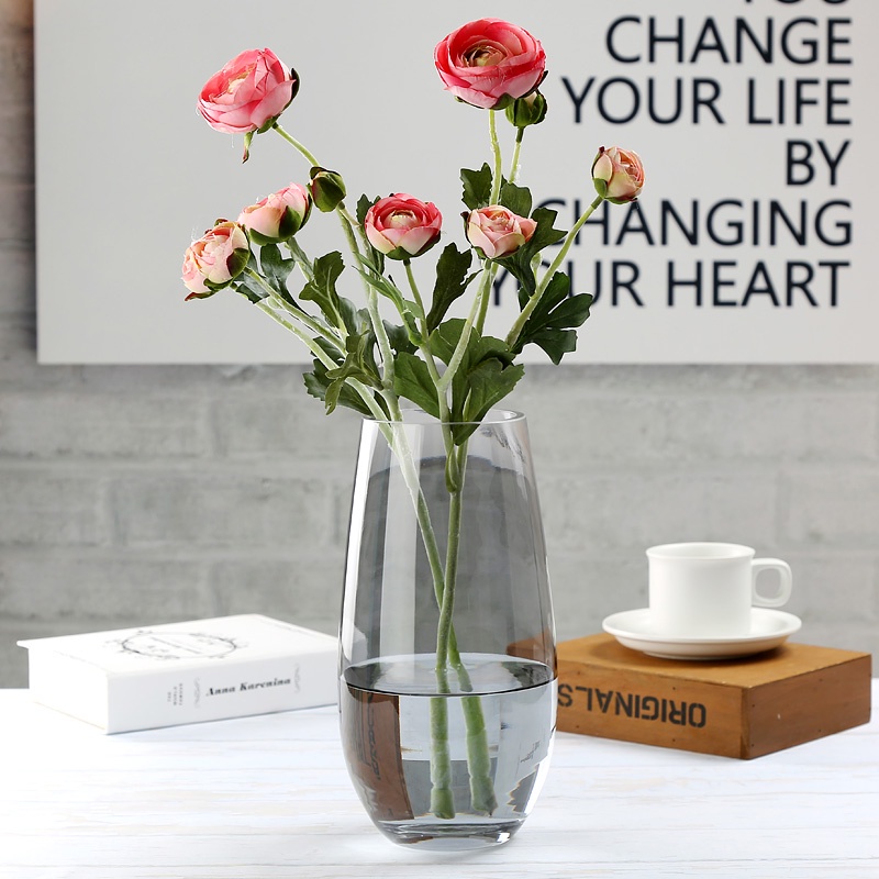 Lily segar kaya buluh dinosaur telur pasu hidroponik pasu kaca ...