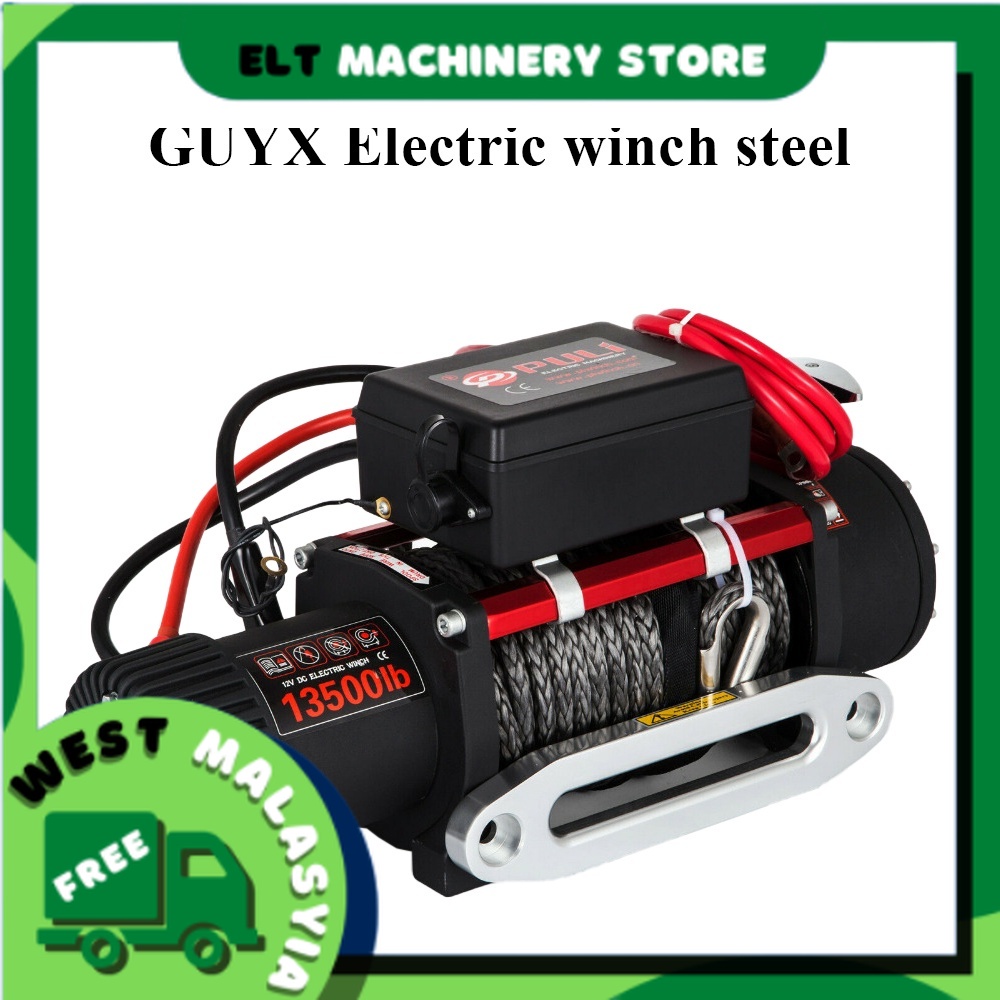 Electric winch 12v car 24V off-road vehicle electric hoist hoist self ...