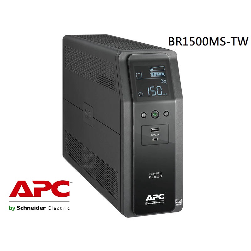 APC BACK UPS Pro BR1500MS-TW 1500VA Sine Wave Online Interactive ... APC BACK UPS Pro BR1500MS-TW 1500VA Sine Wave Online Interactive ...