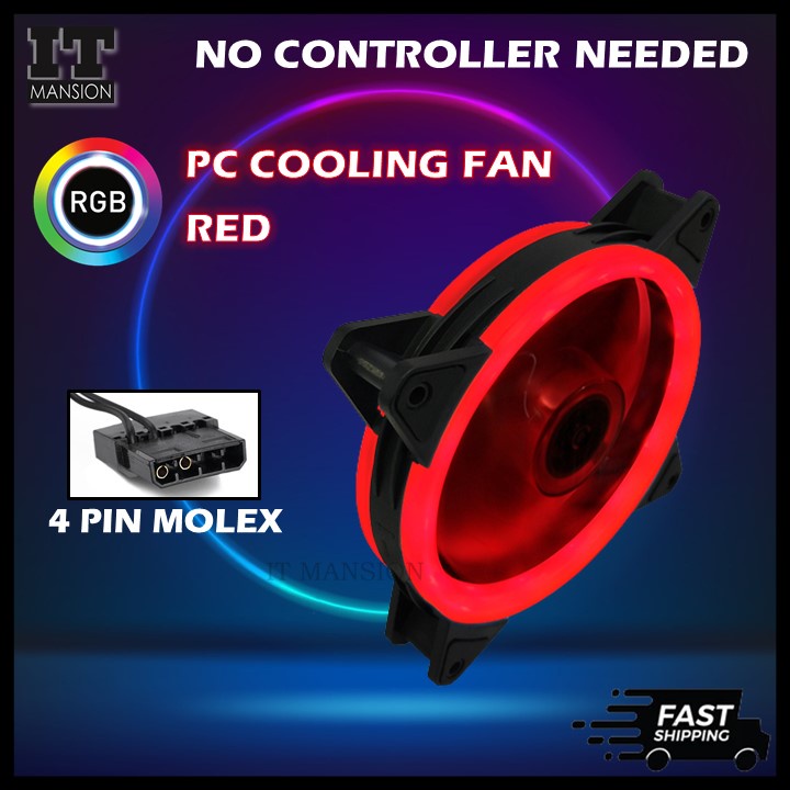 RGB PC case fan 4 pin 120mm Cooling fans Gaming Computer LED Cooler ...