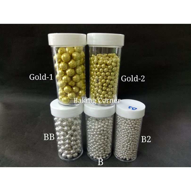 GOLD DRAGREE BALL / SILVER DRAGREE BALL / DECORATION BALL ( CAKE ...