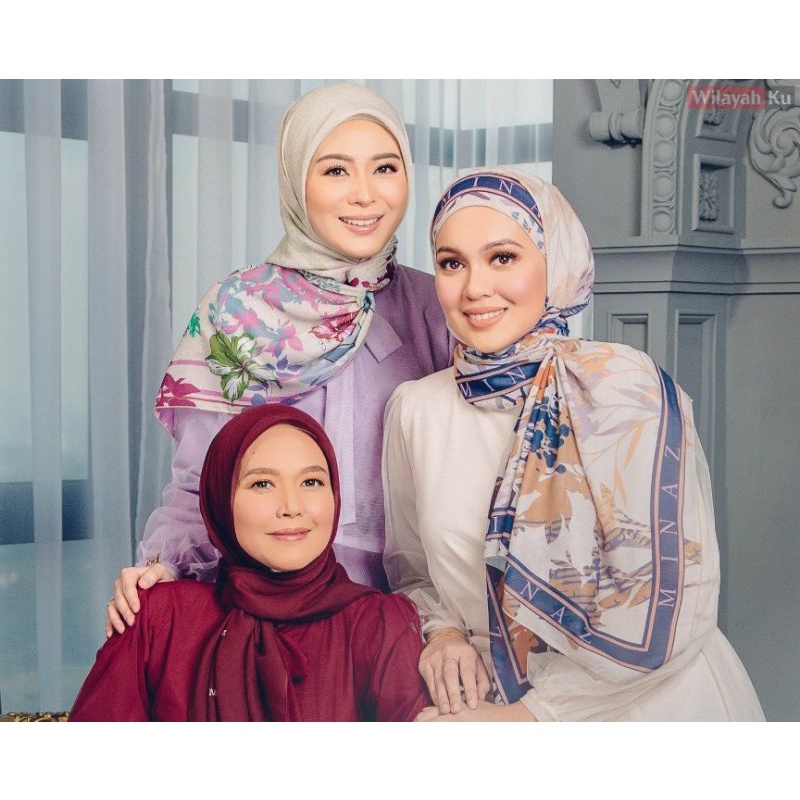 🔥HOT SALE🔥FREE SAMPUL RAYA MINAZ 🎁 | MINAZ HIJAB BLOOMING RAYA | BAWAL ...