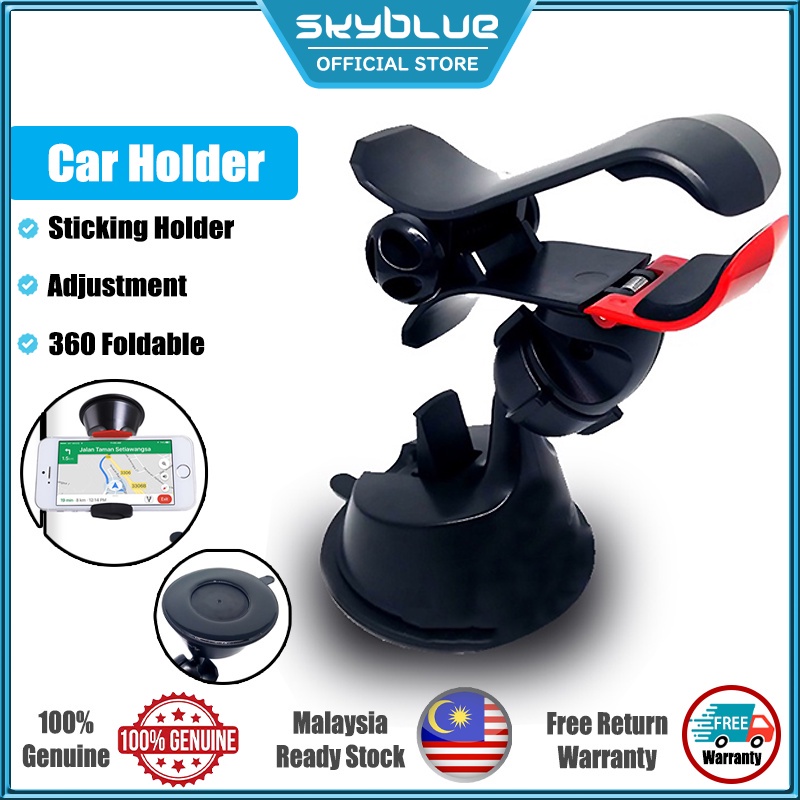Universal 360° Long Neck Car Mount Phone Holder Mobile Phone Stand with Silicon Sucker (With ...