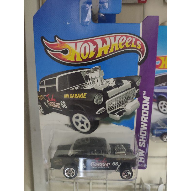 hot wheels 55 Chevy bell air gasser tuske black | Shopee Malaysia