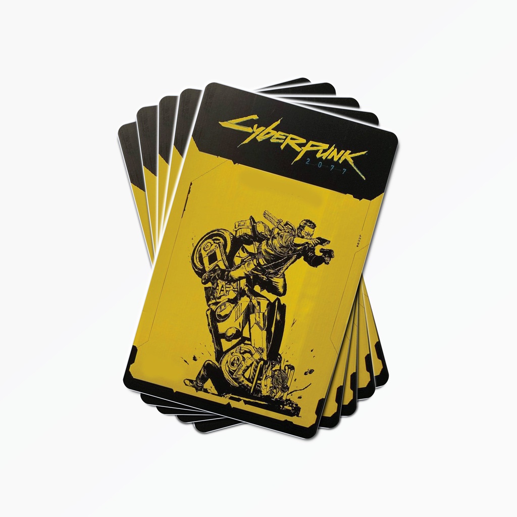 Sticker Anime Cyberpunk 2077 Cyber Punk Stiker Card Cover Touch n Go ...