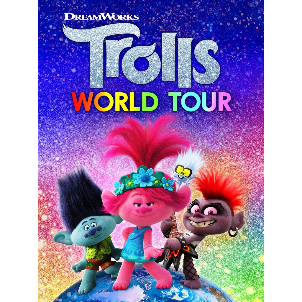 4K BLURAY Cartoon Movie Trolls World Tour - Anime Education Comedy ...