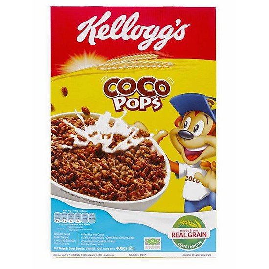 Kellogg's Coco Pops Breakfast Cereal 400g (date 2021) | Shopee Malaysia