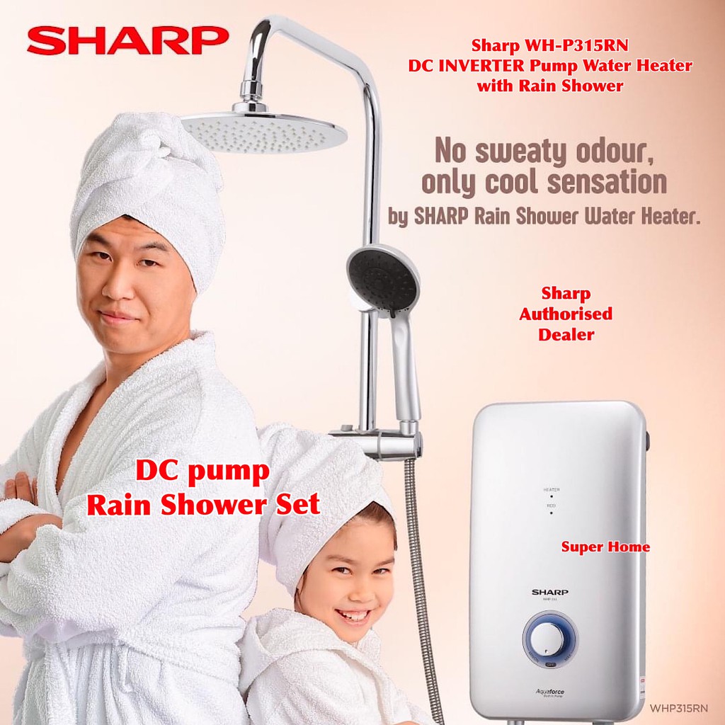 Sharp Water Heater DC Pump (Inverter) Instant Electric Water Heater ...