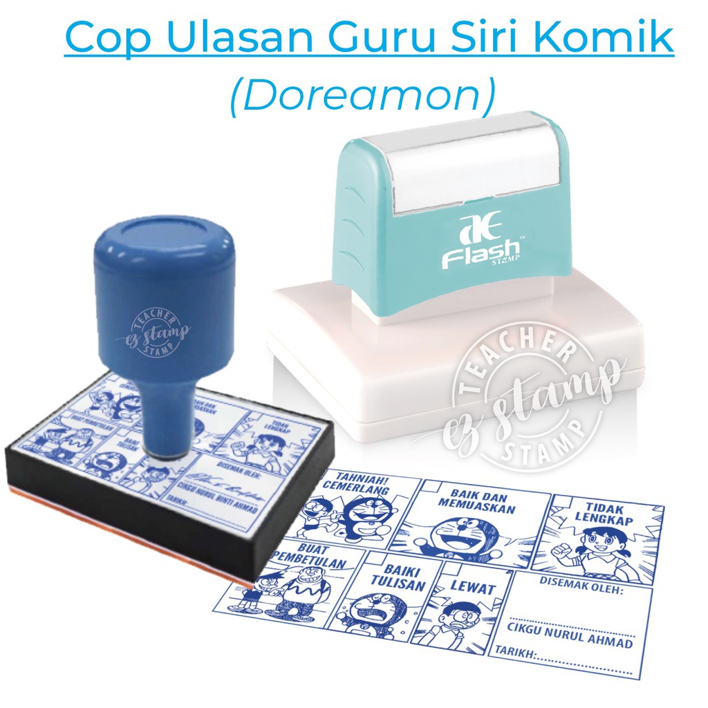 EZ Teacher Stamp Comic Series - Doreamon / Cop Ulasan Cikgu Siri Komik ...