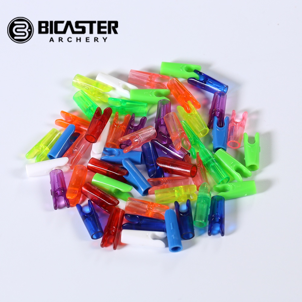 Bicaster 100pcs Arrow Pin Nocks Plastic Size L/S for 3.2/4.2/6.2mm ...