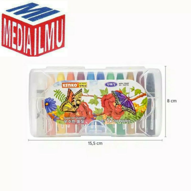 Kenko Oil Pastel Crayons 12 Colors | Shopee Malaysia