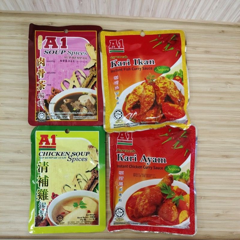 A1 Brand Soup Spices and Sauces | Shopee Malaysia