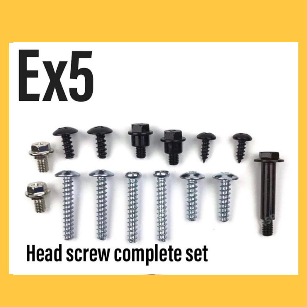 HANDLE SCREW SET EX5 SCREW HANDLE COVER (1 SET) | Shopee Malaysia