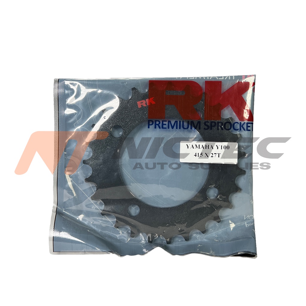 RK TAMASHII SPROCKET 415 HARDEN STEEL BLACK LC135 Y100 Y110 RXZ Y125ZR LAGENDA 110 LAGENDA ZR ...