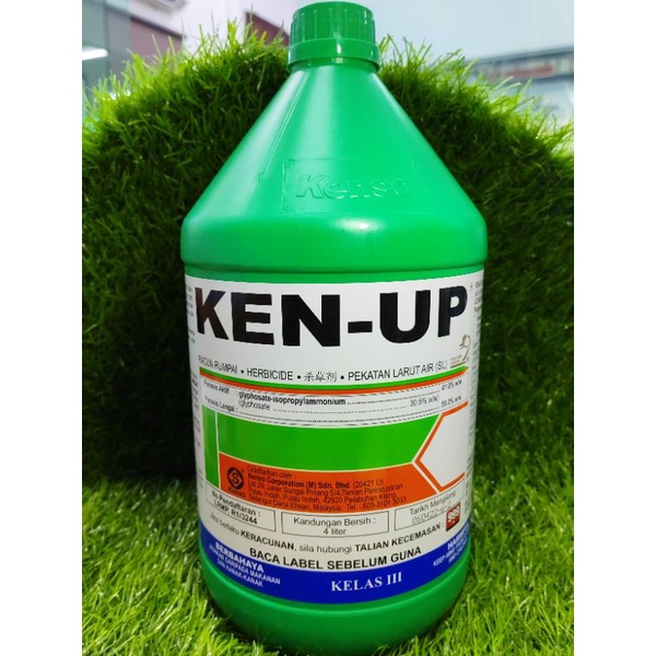 (Original) KEN-UP (4L/4.8kg) / KENSO / RACUN RUMPUT LALANG | Shopee ...