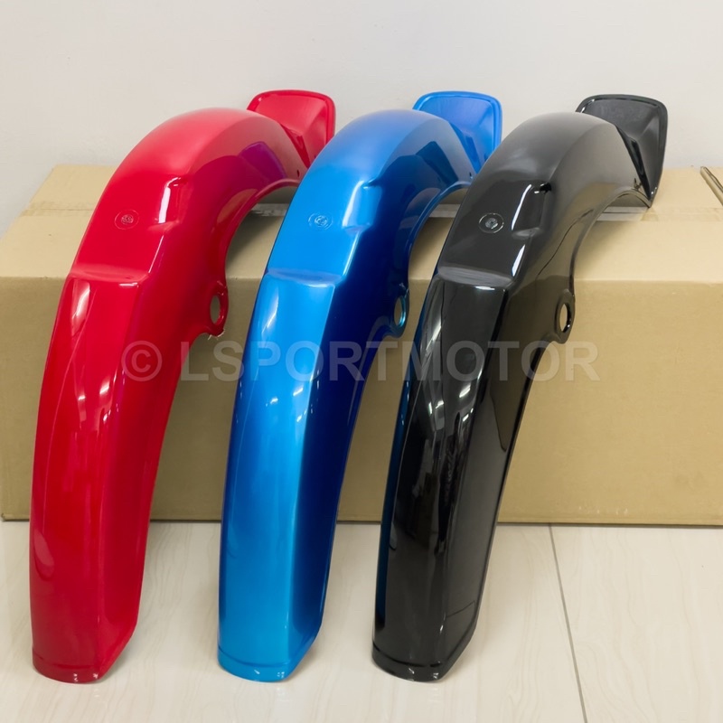 YAMAHA Y80 FRONT FENDER MUDGUARD DEPAN MAGAT DEPAN BIRU MERAH HITAM ...