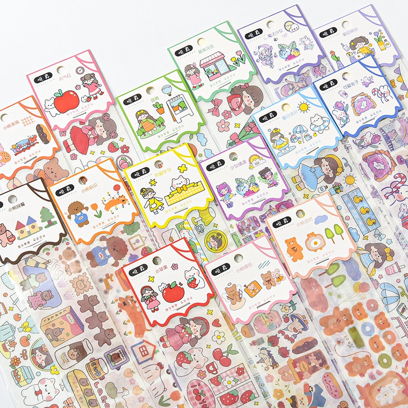 Decorative Stickers DIY Hand Account Diary Book Decoration Material ...