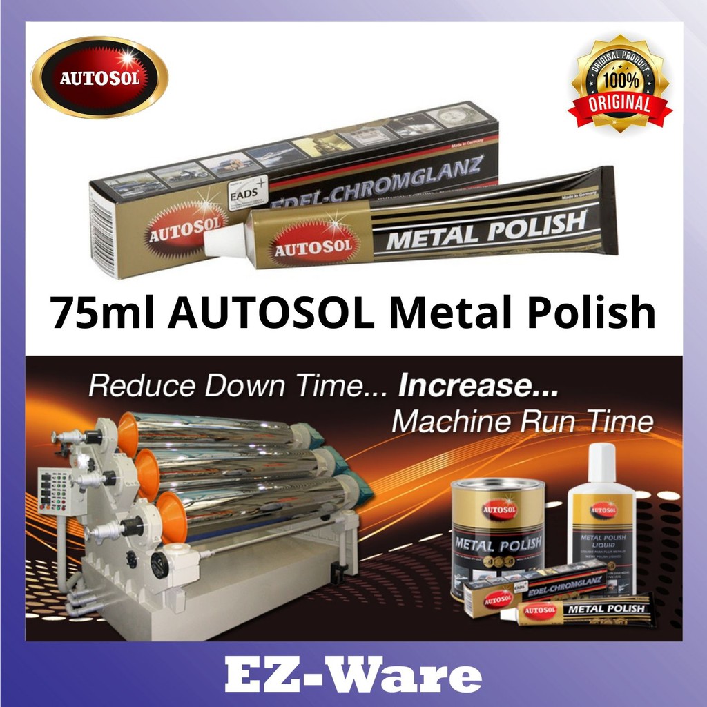 [100% Original] AUTOSOL METAL POLISH RUST REMOVER CHROME CLEANER KILAT ...