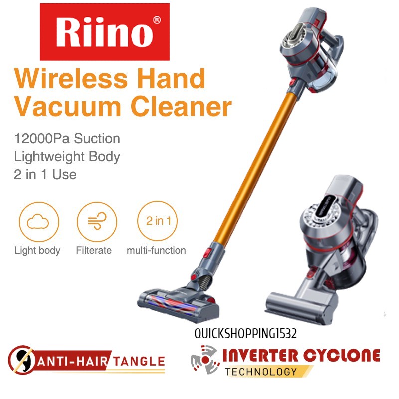 Riino 27000 PA K7 Wireless Cordless Vacuum Cleaner Dust-mite Vacuum ...