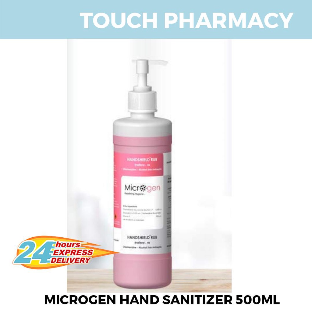 [Touch Pharmacy] Microgen Hand Sanitizer 500ml (Exp 5/23) only West ...