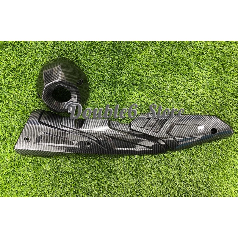 Yamaha Y16zr Exhaust cover carbon y16 vva 155 Mxking155 ex155 cf ...